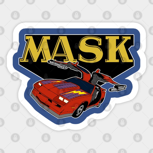 Matt Trakkers Thunderhawk - Mask Design - Sticker | TeePublic