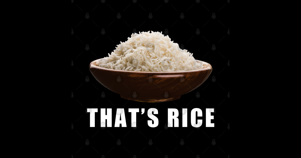 That's Rice - Shane Gillis - Sticker | TeePublic