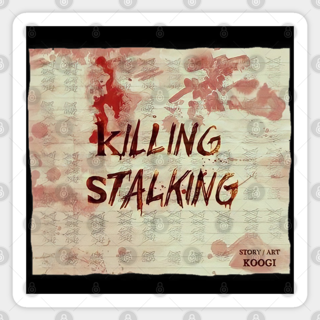 Killing Stalking - Killing Stalking Logo - Sticker | TeePublic