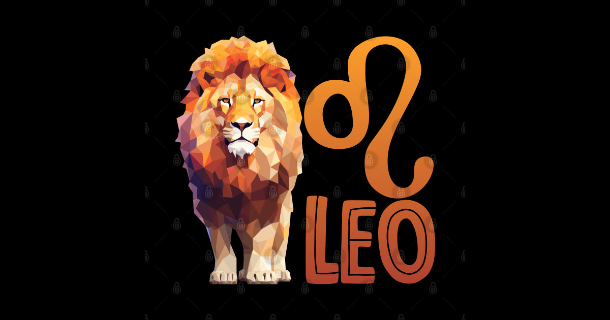 Leo the Lion Zodiac Sign - Leo The Lion Zodiac Sign August - Sticker ...