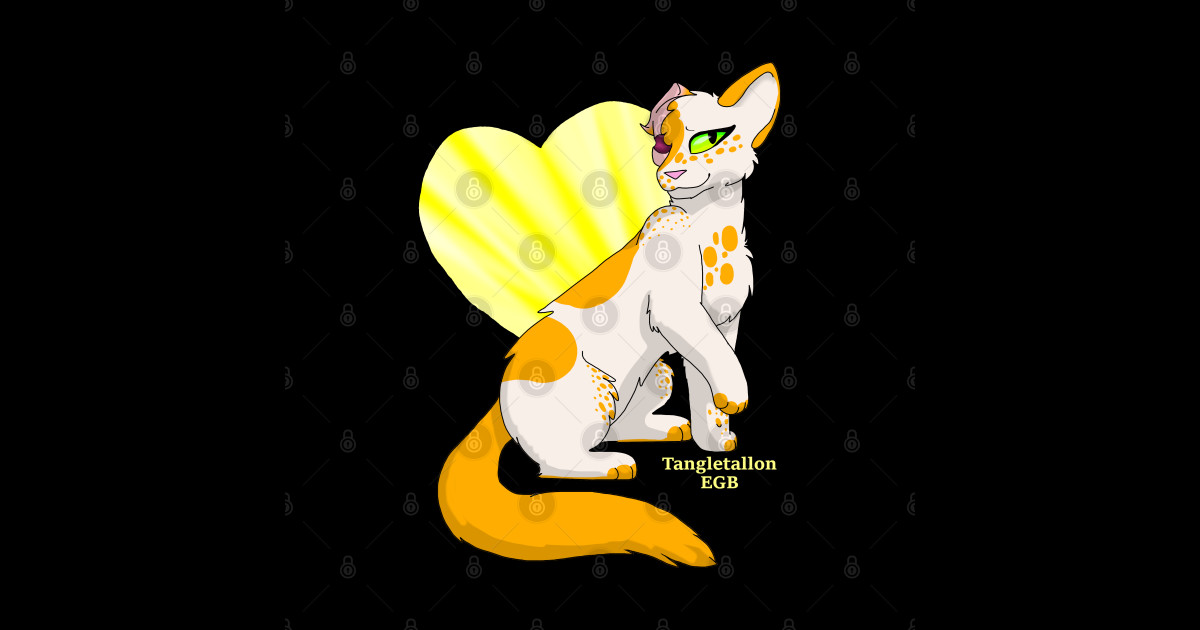 Brightheart - Warrior Cats - Sticker | TeePublic