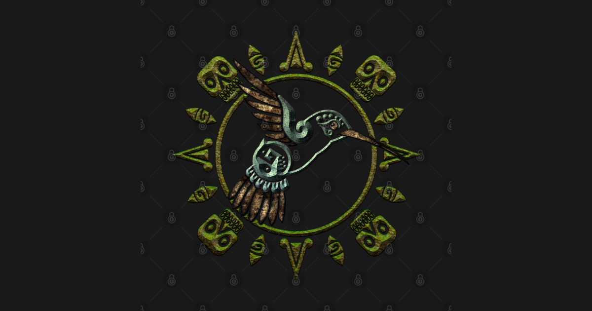 HUMMINGBIRD MAYAN LEGEND - Hummingbird Mayan Legend - T-Shirt | TeePublic
