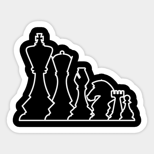 Chess / Chess Pieces / Chess Lover - Chess - Sticker | TeePublic