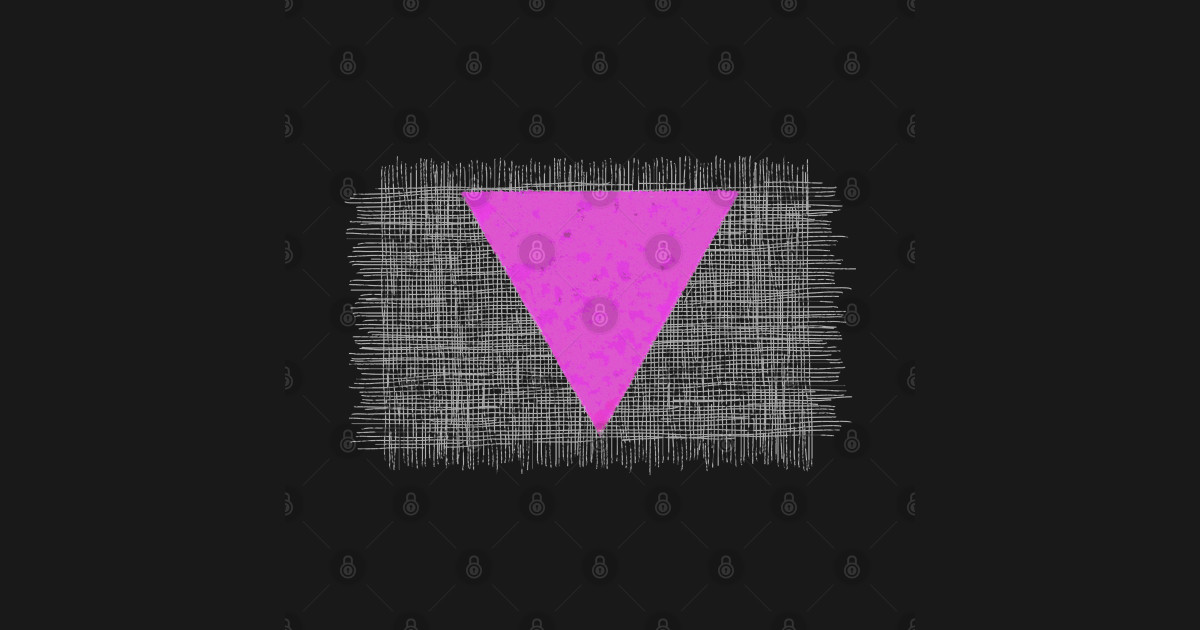 Pink Triangle - Pink Triangle - T-Shirt | TeePublic