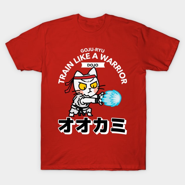 Goju Ryu Karate Cat - Karate - T-Shirt | TeePublic