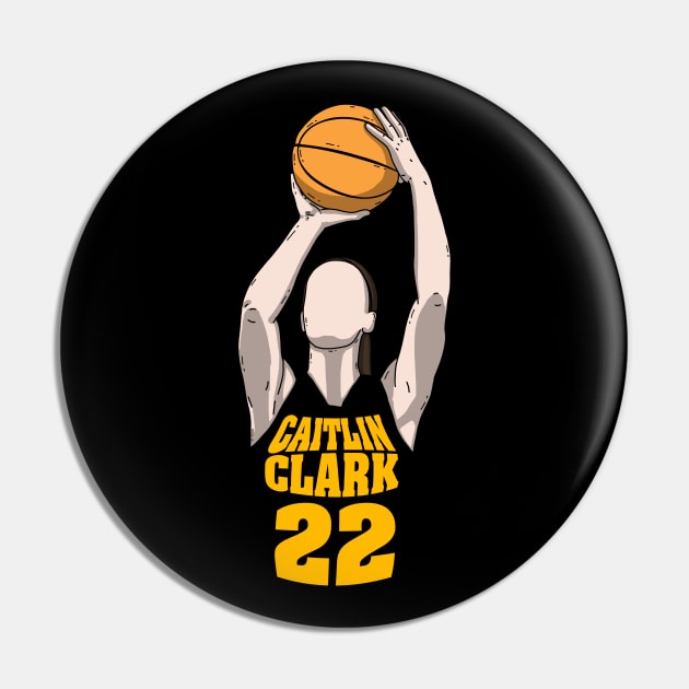 Caitlin Clark Graphic - Caitlin Clark - Pin Button sold by Keg_Sagging ...