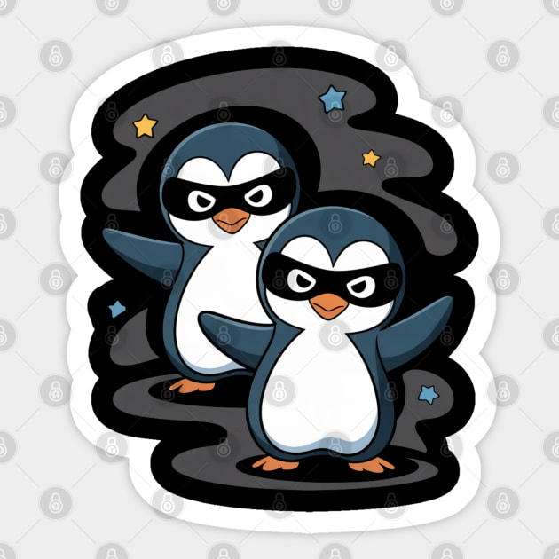 Penguin Shadow Clan - Kids Fashion - Sticker | TeePublic