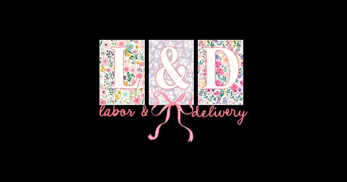 Labor and Delivery Nurse Aesthetic - Labor And Delivery Nurse - Sticker ...