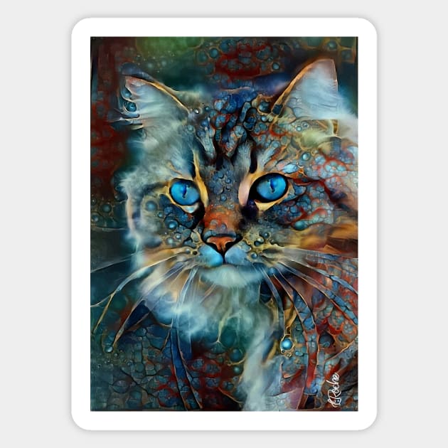 Tabata velvet, cat - Chat, gato, Léa Roche paintings - Velvet Tabata ...