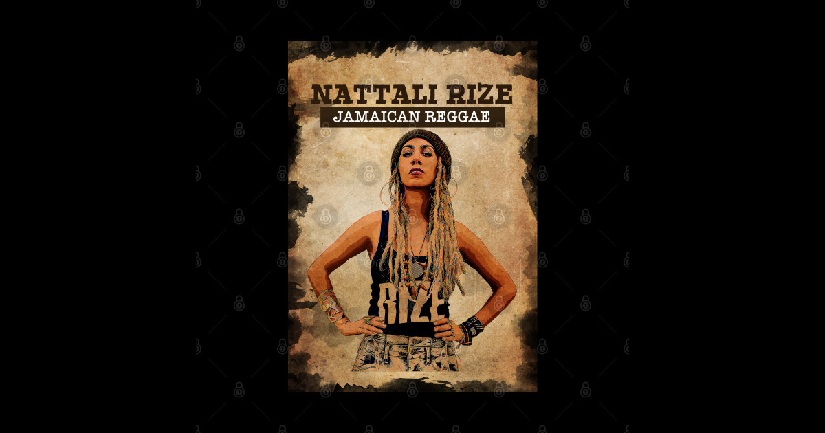 Vintage Old Paper 80S STYLE Nattali Rize Reggae - Nattali Rize ...