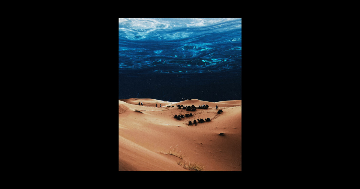 UNDER - Collage - Sticker | TeePublic