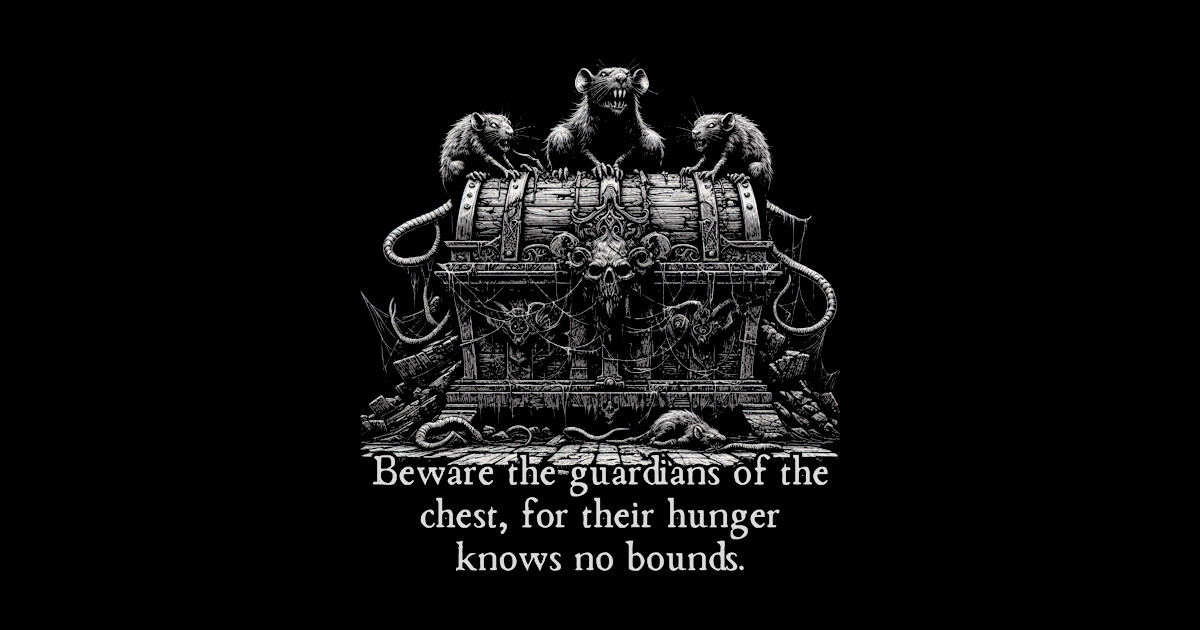 Treasure and Giant Rats - Treasure - Sticker | TeePublic