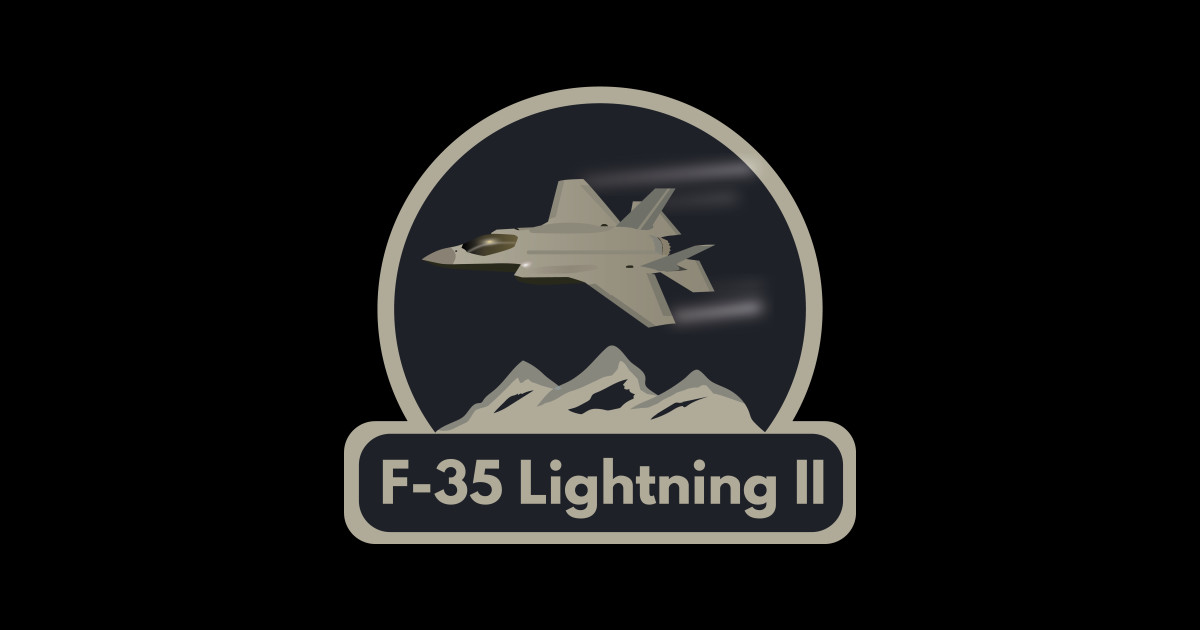 Air Force F-35 Jet Fighter - F35 - Sticker | TeePublic