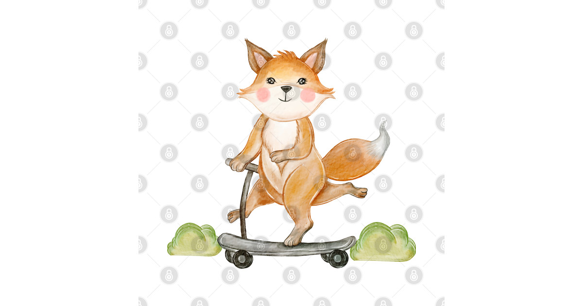 Fox Triple Legs Scooter - Fox Triple Legs Scooter - T-Shirt | TeePublic