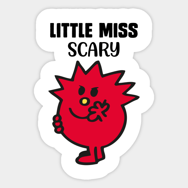 LITTLE MISS SCARY - Little Miss - Sticker | TeePublic