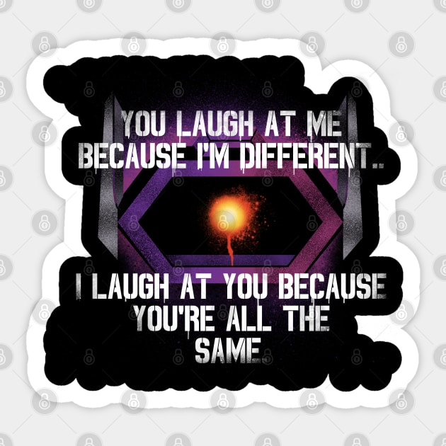 TF - Shockwave (with quote) - Transformers - Sticker | TeePublic