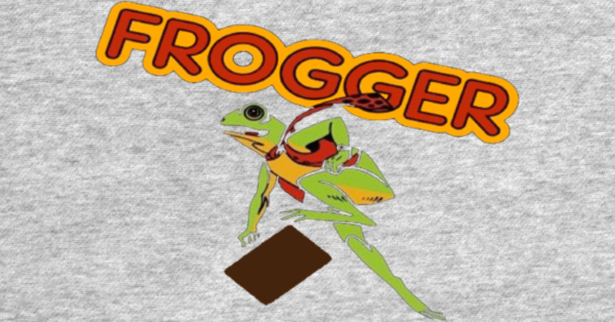 Frogger Logo - Geek - Baseball T-Shirt | TeePublic