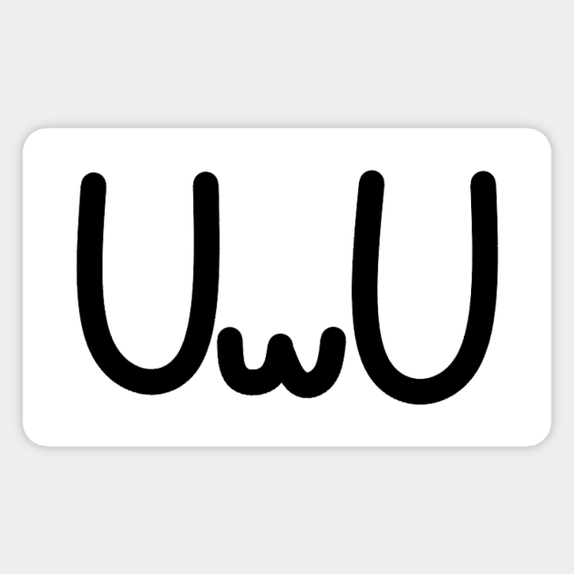 UwU decal sticker show weeb pride! cloverdiagnostic Electronics ...