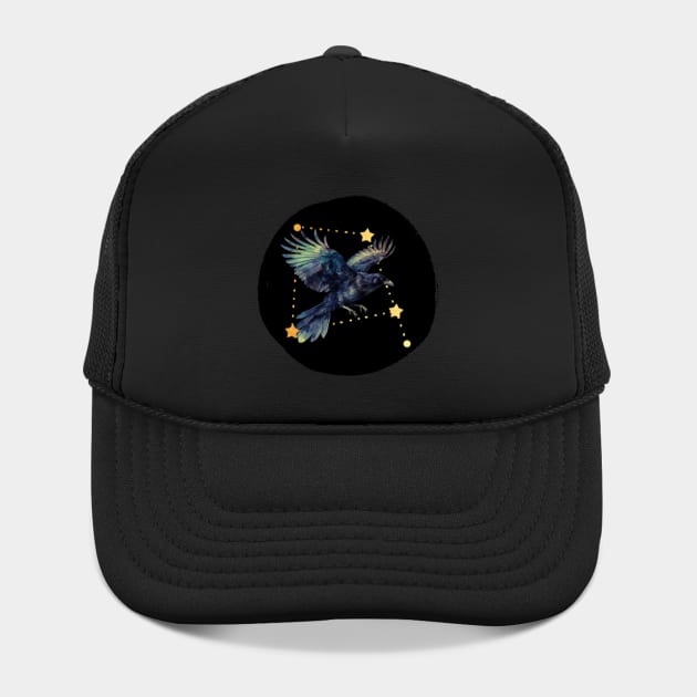 Corvus Constellation Crows Raven Stars Universe - Constellation - Hat ...
