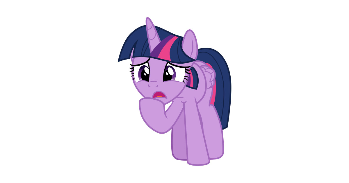 Concerned Twilight Sparkle - My Little Pony - T-Shirt | TeePublic