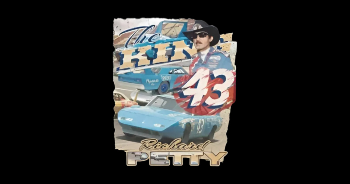 Richard Petty The King - Richard Petty - Sticker | TeePublic