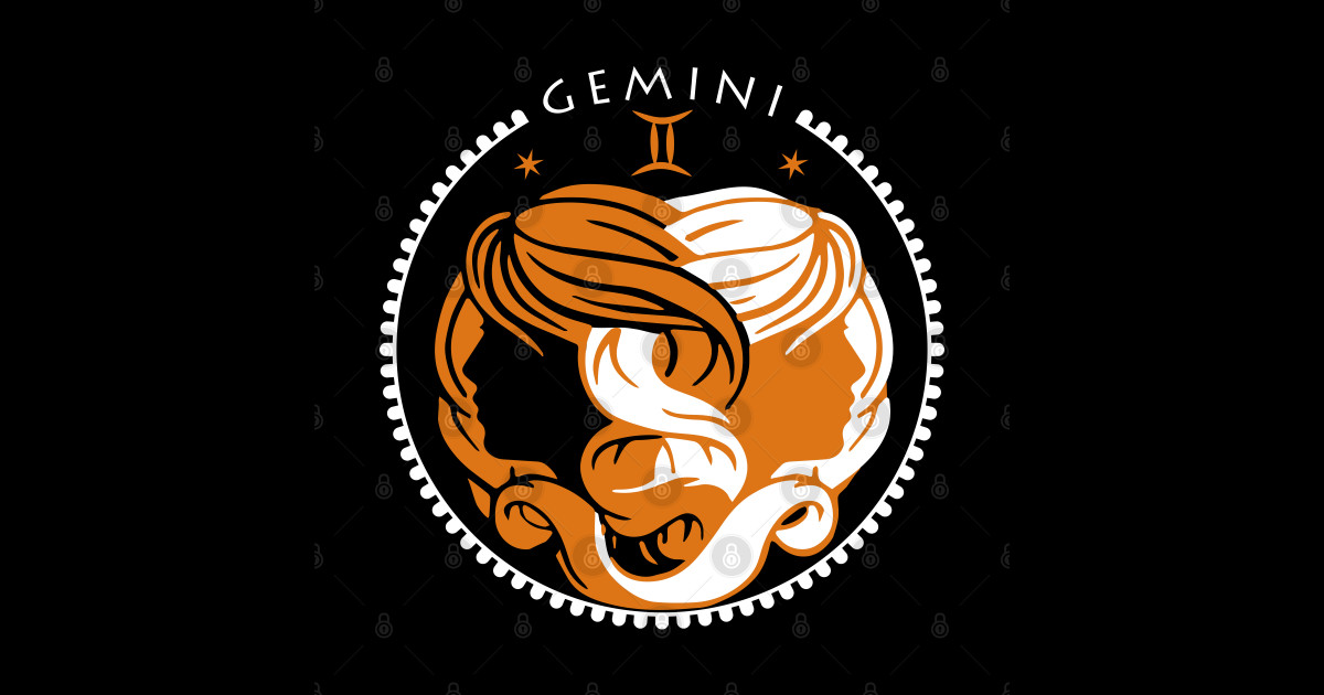 Gemini zodiac sign - Zodiac Sign - Sticker | TeePublic