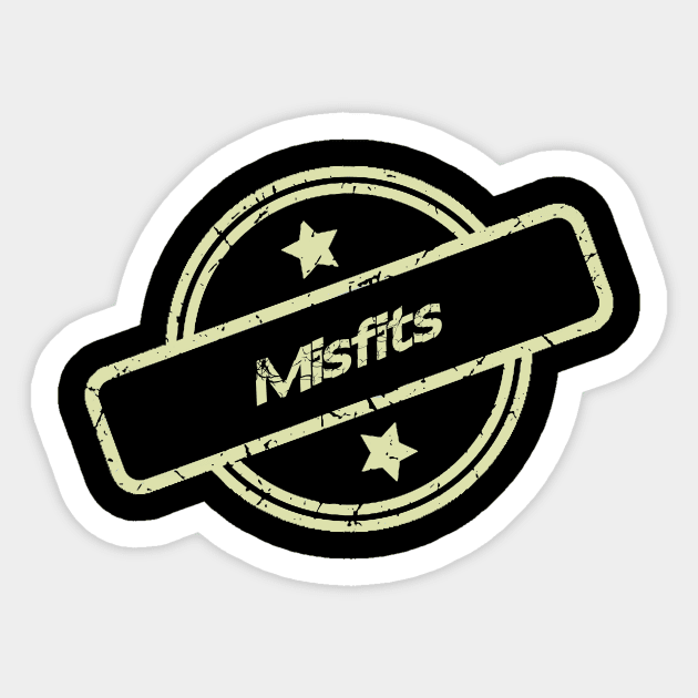 vintage misfits band - Rock Band - Sticker | TeePublic