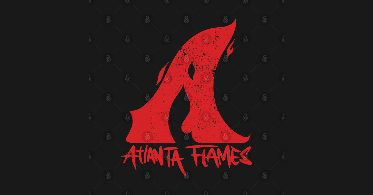 Atlanta flames fanart retro - Atlanta Flames - T-Shirt | TeePublic
