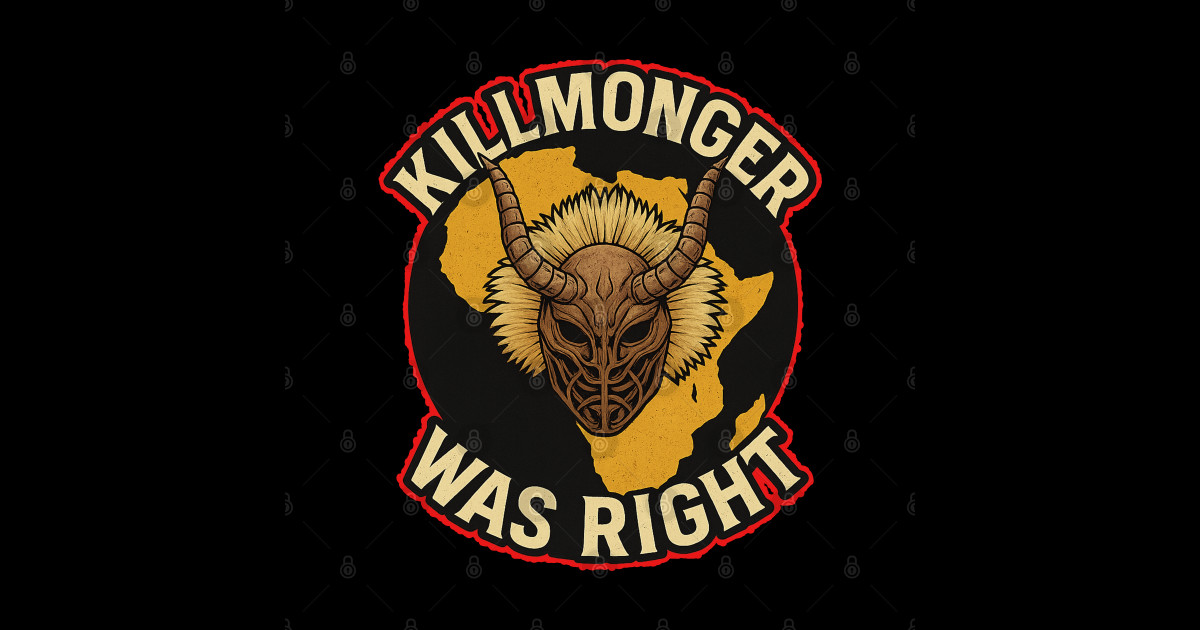 killmonger - Killmonger - Sticker | TeePublic