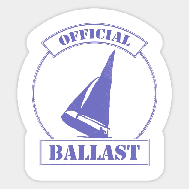 Official Ballast (Blue) - Sailing - Sticker | TeePublic