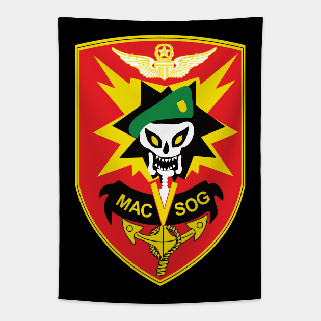 MAC V SOG Special Forces Patch - Mac V Sog - Tapestry | TeePublic