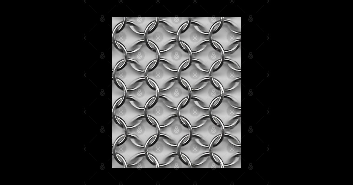 Chain Mail Pattern - Chain - Sticker | TeePublic