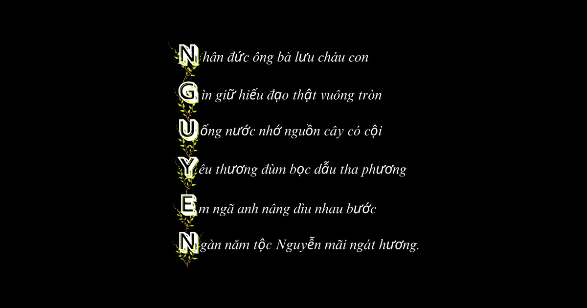 2024 Nguyen Family Reunion Back - Nguyen - Sticker | TeePublic