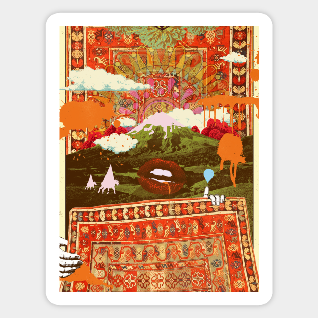 MORNING PSYCHEDELIA - Psychedelic - Sticker | TeePublic