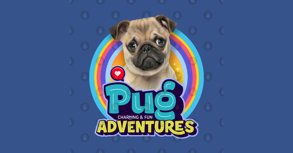 pug dog - Pug - T-Shirt | TeePublic