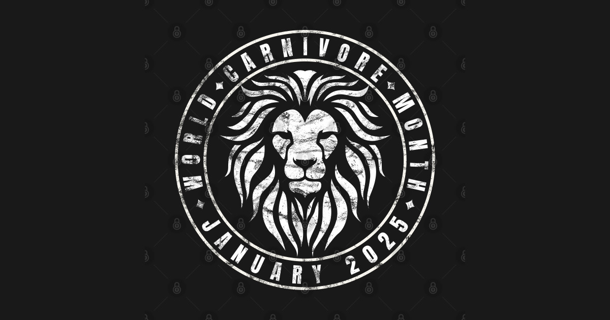 World Carnivore Month January 2025 with Lion Icon - World Carnivore ...