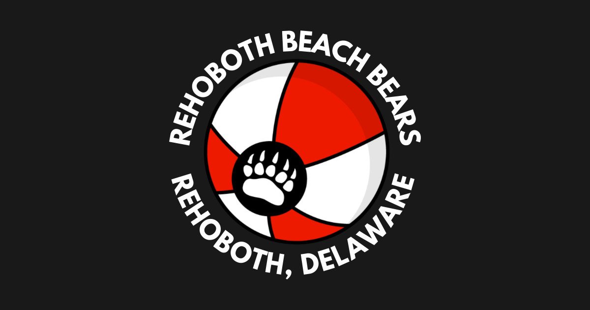 Rehoboth Beach Bears Ball Logo - Rehoboth Beach Bears Logo - T-Shirt ...