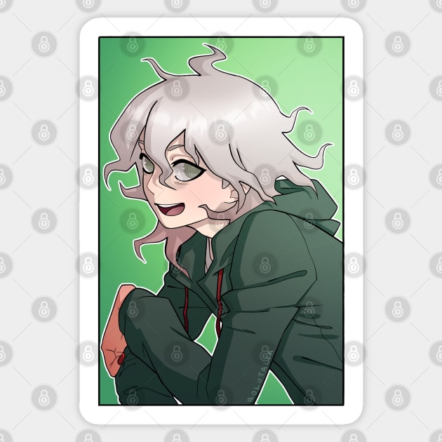 Nagito Komaeda FANART - Danganronpa - Sticker | TeePublic