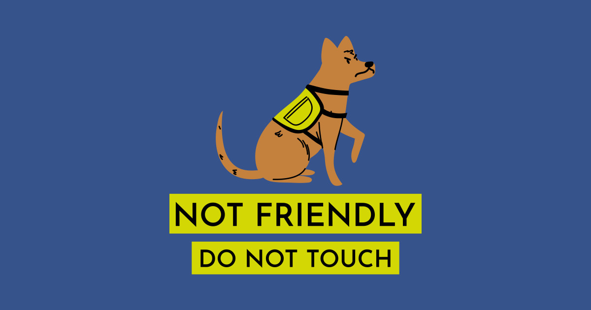Not friendly, do not touch - Do Not Touch - T-Shirt | TeePublic