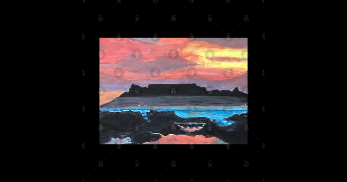 Table Mountain - Table Mountain - Sticker | TeePublic