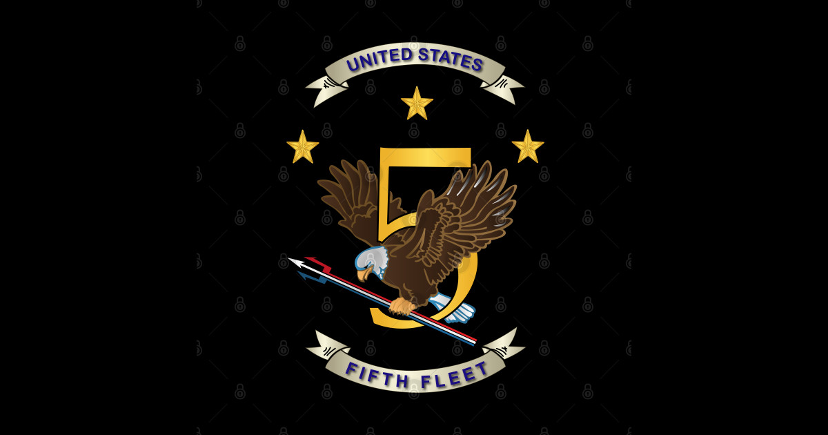 Navy - Fifth Fleet wo Txt wo Backgrnd - Navy Fifth Fleet - Sticker ...