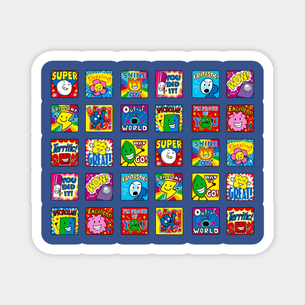 BFDI Classroom 30 Pack - Bfdi - Magnet | TeePublic