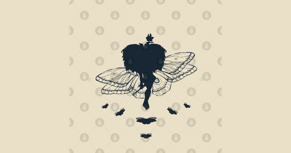 Dark Moth Fairy - Fairy - T-Shirt | TeePublic