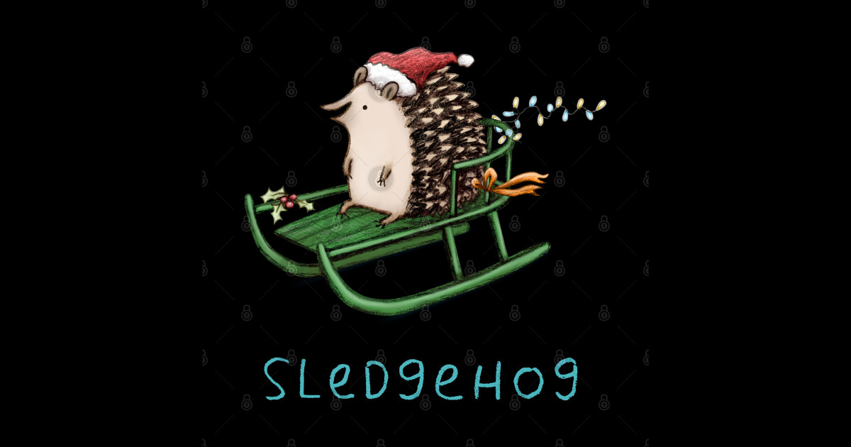 Sledgehog - Bobsleigh - Sticker | TeePublic