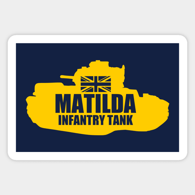 Matilda Infantry Tank - British Matilda Tank - Sticker | TeePublic