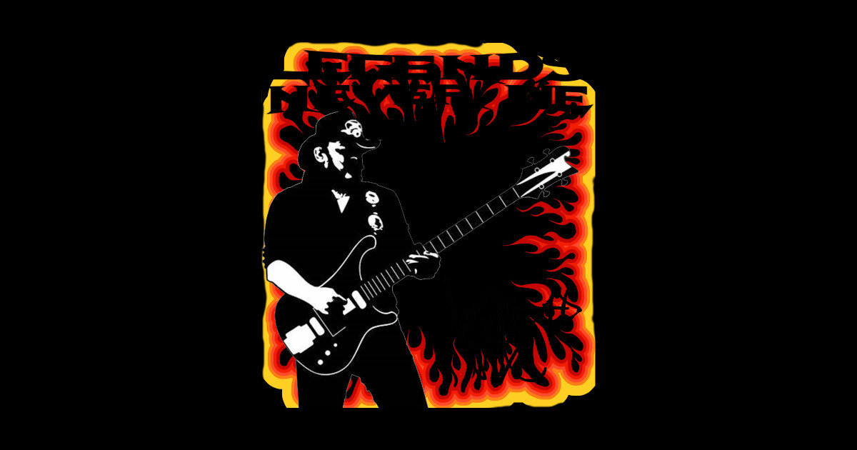 Lemmy Kilmister - Legends Never Die - Sticker | TeePublic