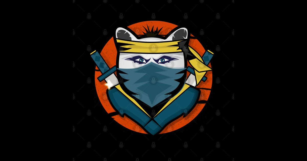 Ninja Kitty Assassin Cartoon - Ninja Cat - Posters and Art Prints ...