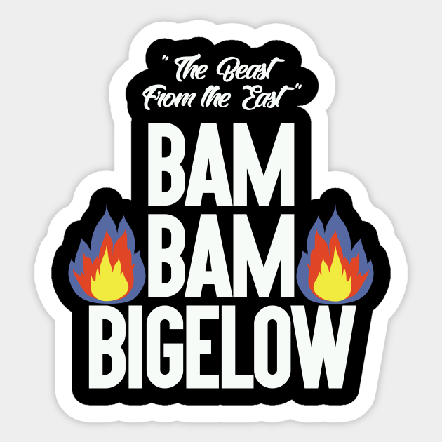 Bam Bam! - Wrestling - Sticker | TeePublic