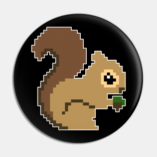 Squirrel Pixel Art 8 Bit Pins and Buttons for Sale | TeePublic