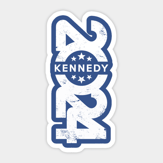 RFK 2024 Grunge White - Rfk Jr 2024 - Sticker | TeePublic
